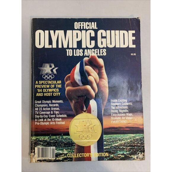 Unbranded | Other | Official Olympic Guide To Los Angeles Collectors ...